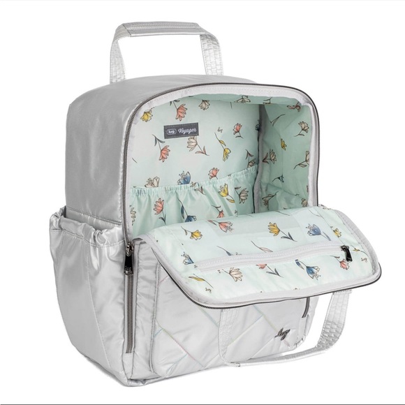 lug | Bags | Nip Lug Voyager Backpack In Metallic Silver With Rainbow ...